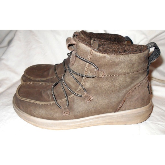Hey Dude | Shoes | Hey Dude Eloise Recycled Leather Boots Womens Size 7 ...